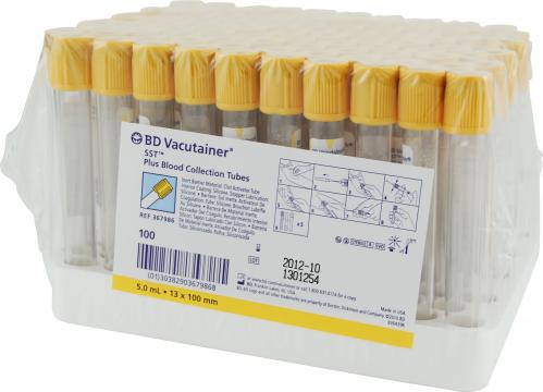 Tube BD Vacutainer jaune ® – Distribution Médicale Saguenay