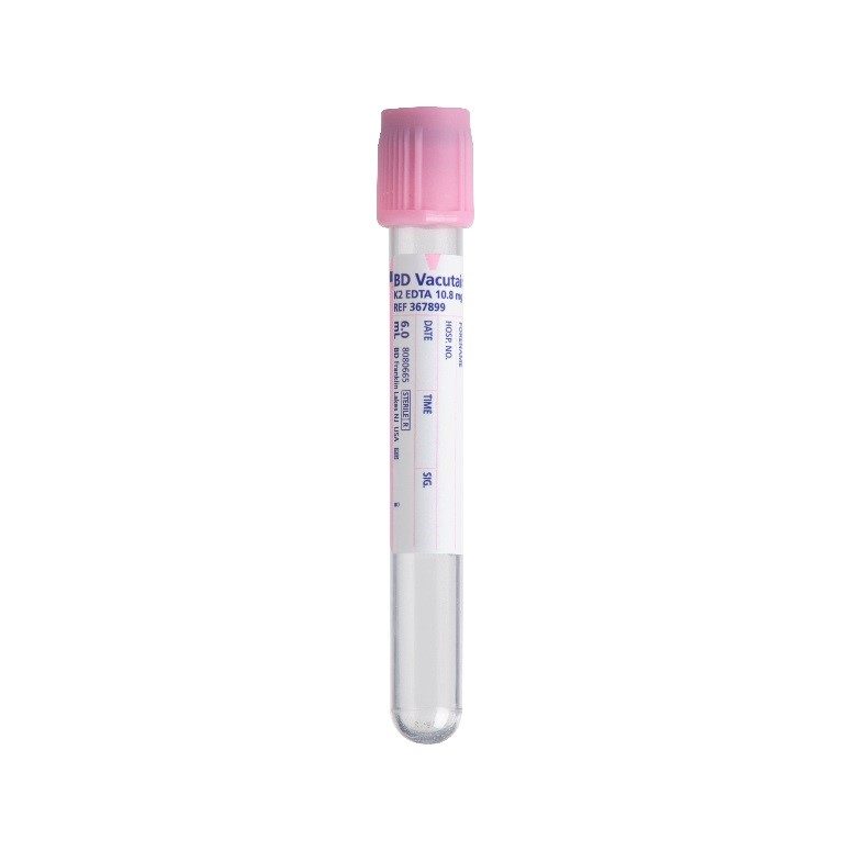 Tube rose BD Vacutainer® – Distribution Médicale Saguenay